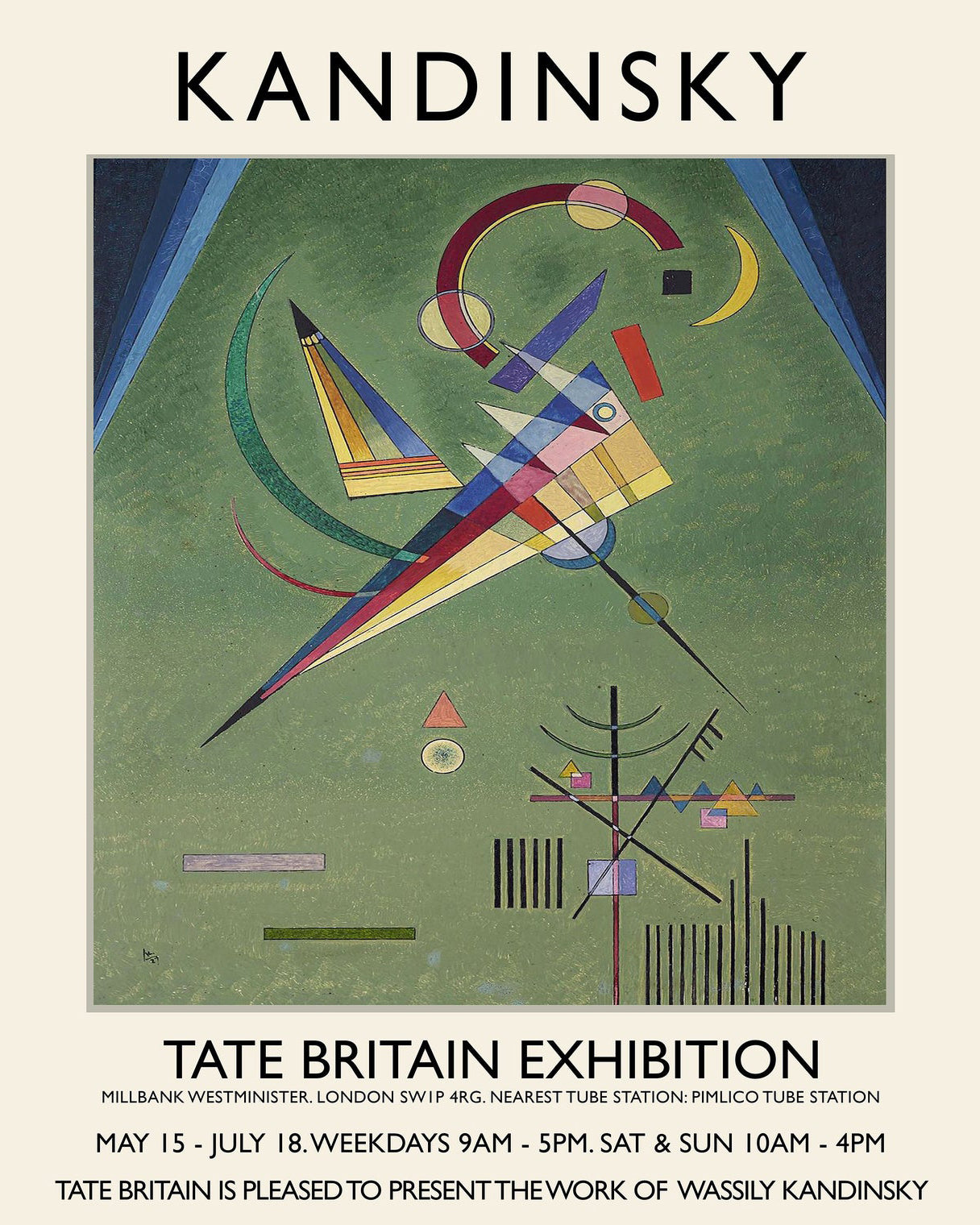 Wassily Kandinsky Exhibition Poster – ArtsCart.com