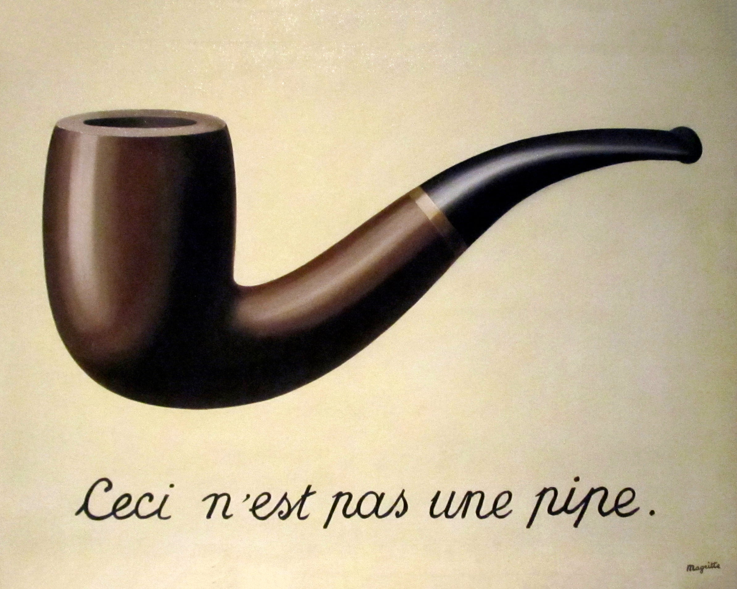 The Treachery of Images by Ren‚ Magritte – ArtsCart.com